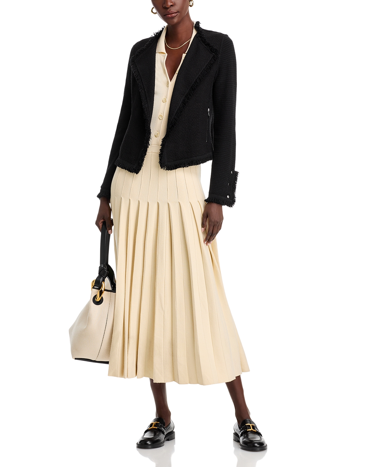 NIC+ZOE NIC+ZOE Fringe Knit Jacket